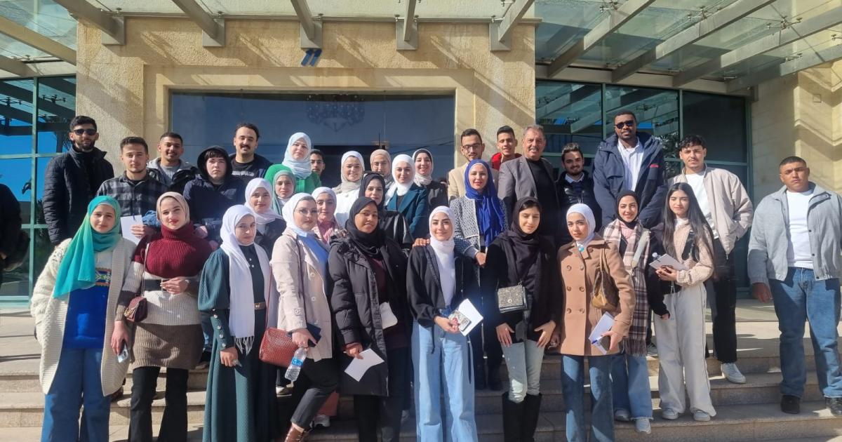 Jerash University visits the Amman Stock Exchange and Jordanian capital ...